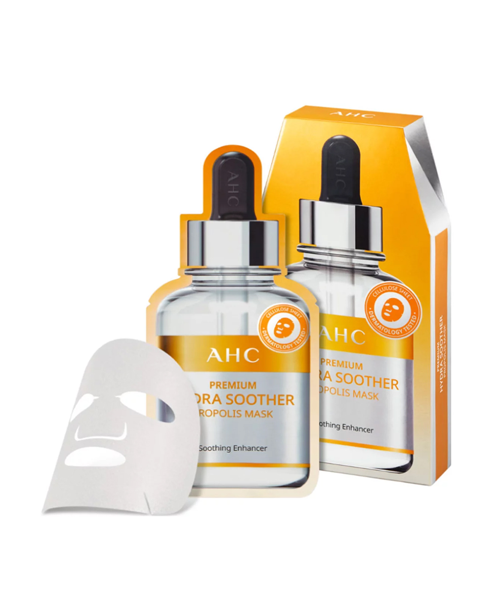 AHC Premium Hydra Soother Propolis Mask 27ml*5ea - Novela