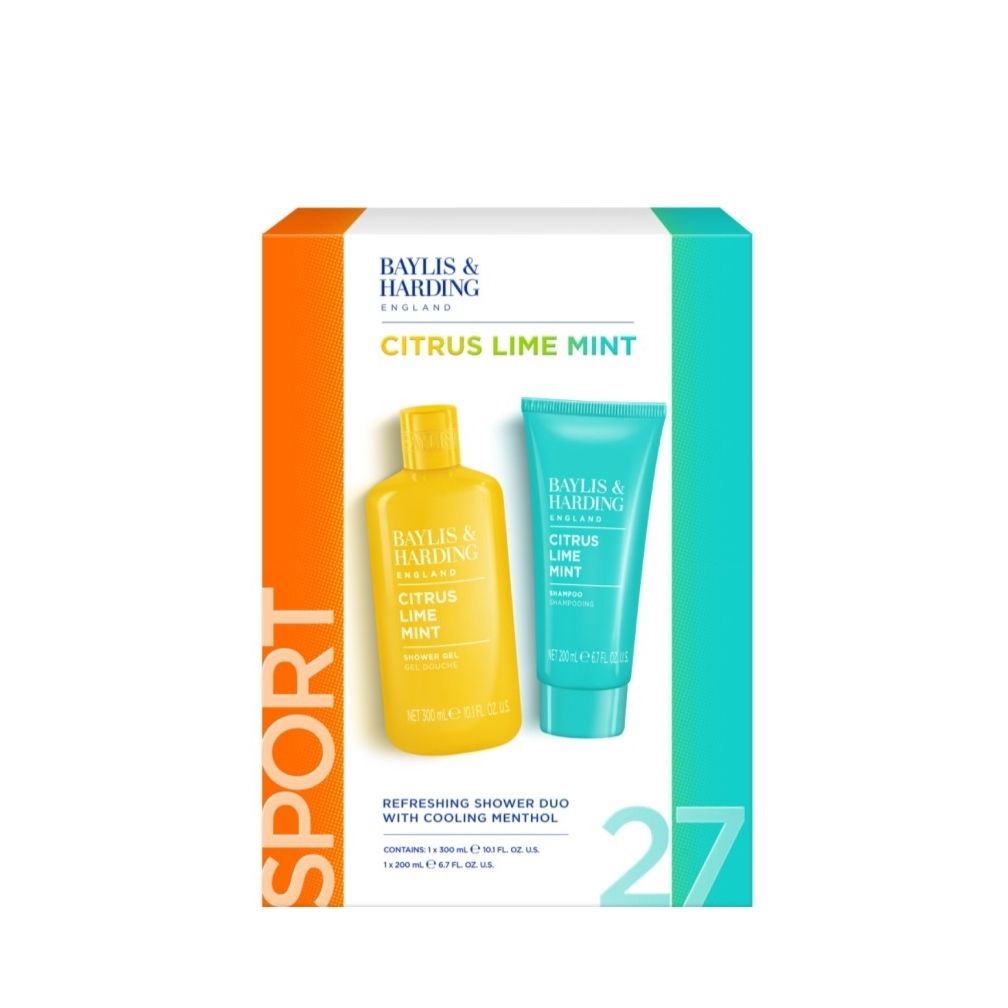 BAYLIS & HARDING Citrus, Lime & Mint Men'S Refreshing Shower Duo Gift ...