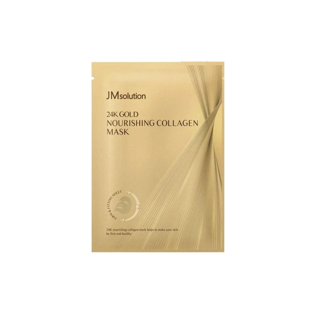 JMSOLUTION 24K Gold Nourishing Collagen Mask 30Ml * 5Pcs - Novela